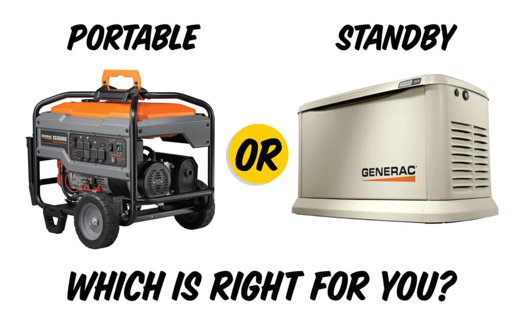 Portable or Standby? Choosing the Right Home Generator - Just Call Heritage